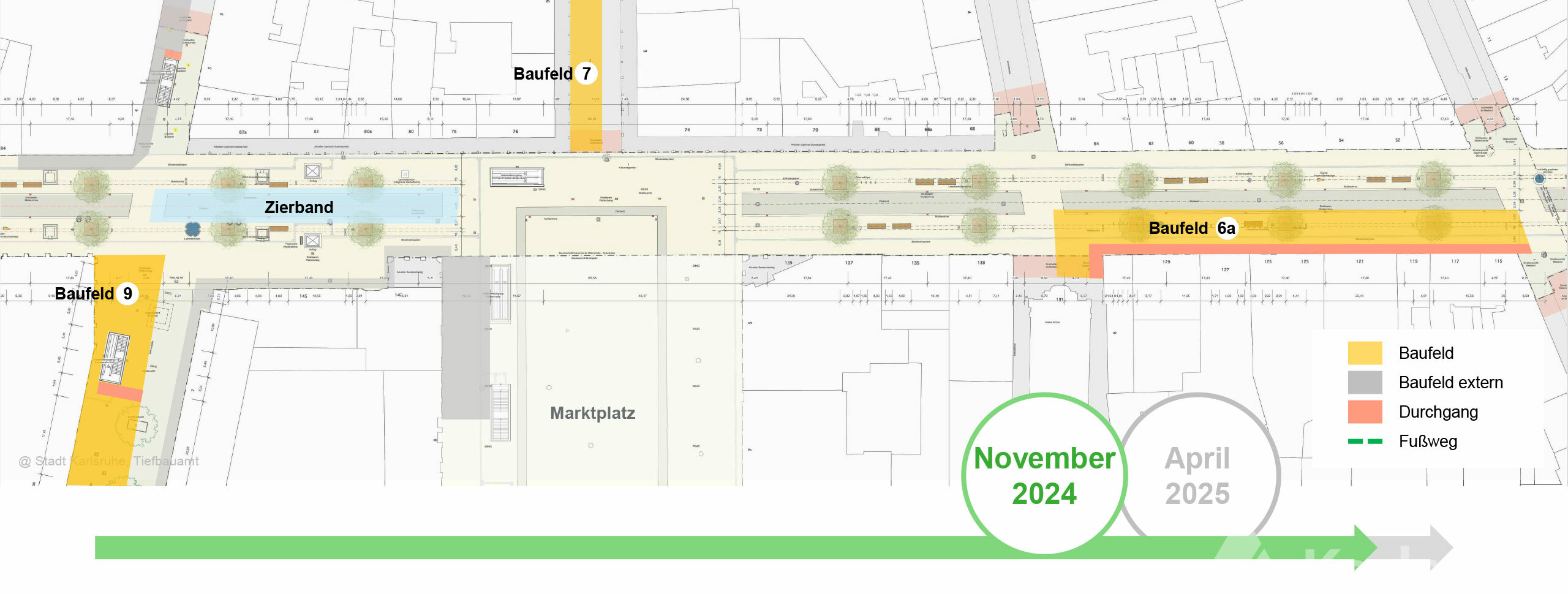 Karlsruhe: Neugestaltung der Kaiserstraße in Karlsruhe